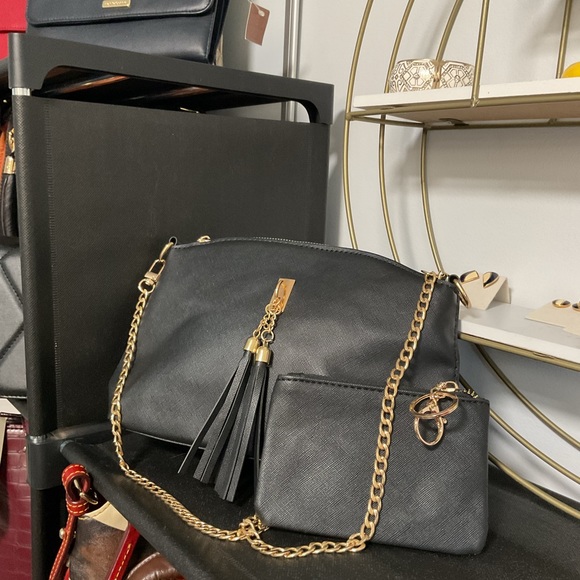 Bags | Geometric Shoulder Bag Matching Coin Purse New | Poshmark